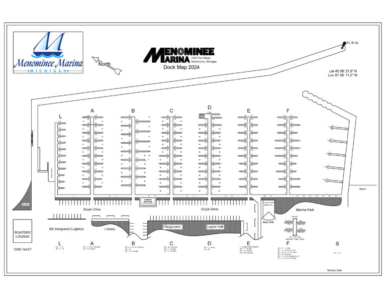 Dock Map | Menominee Marina